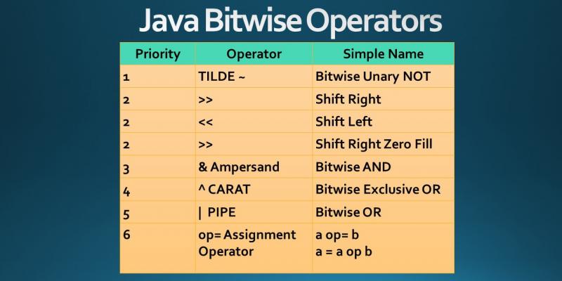 Last Minute Java Logical Bitwise Operators and Priority Tutorial | ExamTray Last Minute Java Logical Bitwise Operators and Priority Tutorial | ExamTray